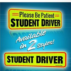 Amazon | Accessories | Signs Authority 3 Pcs Student Driver Car Magnet ...